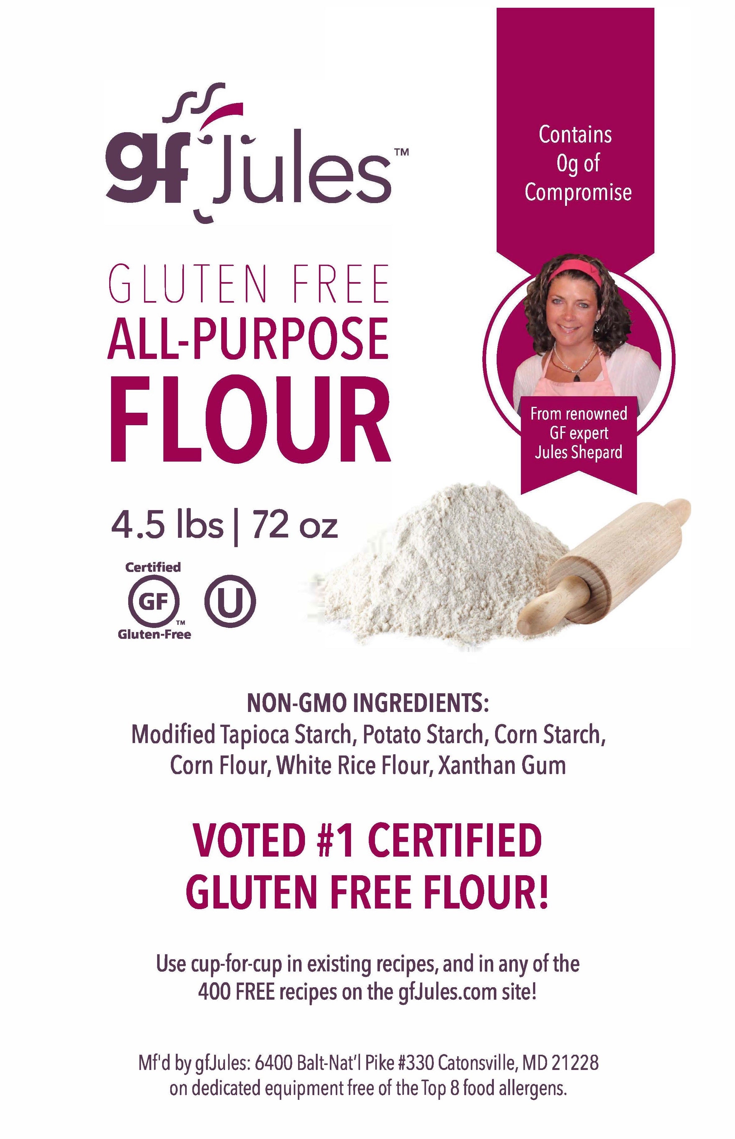 gfJules All Purpose Gluten Free Flour - voted #1 by GF consumers!
